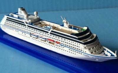 China Oceania Insignia Cruise Ship Large Scale Model Ships for sale