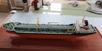 China High Precision Toy Cruise Ship Model Oil Tanker Cruise Ship Shaped , Composite PU Material for sale