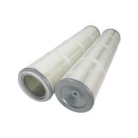 China Spun Bonded Fabric Powder Dust Industrial Polyester Filter Bottom Loading Install for sale