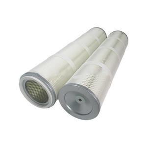 China Spun Bonded Fabric Powder Dust Industrial Polyester Filter Bottom Loading Install for sale