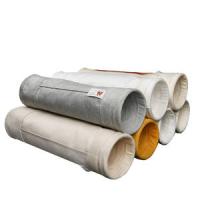China Filter Bag 600gsm Material Nomex Aramid PTFE Membrane Non-Woven Bag Filter for sale