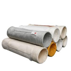 China Filter Bag 600gsm Material Nomex Aramid PTFE Membrane Non-Woven Bag Filter for sale