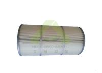 China 5um,0.5um,2um,0.2umCylindrical Type Dust Filter Cartridge , 1μm Porosity Pleated Filter Cartridge for sale