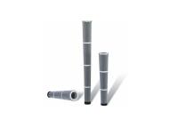 China 5um,0.5um,2um,0.2um Low Pressure Drop Dust Filter Cartridge , Galvanized Mesh Industrial Cartridge Filters for sale
