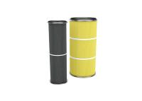 China 352*660,5um,0.5um,0.2um,2um，5μm Used Porosity Cylinder Cartridge Filter For  Dust Collector Vaccum for sale
