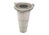 China 5um,0.5um,2um,0.2um,Antistatic Dust Air Filter Cartridge , 3 Lugs Flange Washable Filter Air Cartridge for sale