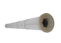 China 5um,0.5um,2um,0.2um,Long Pulse Pleated Dust Filter Cartridge , Wide folds Industrial for sale