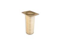 China 5um,0.5um,0.2um,2um，Square Flange Top HEPA Filter Cartridge , Air Pleated Filter Cartridge Medium Grade for sale
