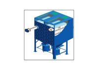 China High Filtration Downflow Cartridge Dust Collector ,  Horizontal Industrial Dust Collector Welding Fume for sale
