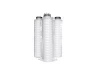China 10 Micron Liquid Filter Cartridge , Pleated Water Filter Cartridge Micro - Fiber Construction for sale