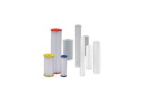 China 10 Micron Liquid Filter Cartridge , Pleated Water Filter Cartridge Micro - Fiber Construction for sale