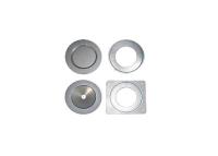 China Galvanized Mesh Molded  Filter Cartridge End Caps  Fit  Wide Range Tubesheet Holes for sale