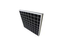 China Big Air Volume Black Air Conditioner Filters Activated Carbon Aluminum Frame for sale