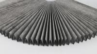 China 0.3 Micron Pharmaceuticals  Air Filter Material Roll Fiber - Glass Carbon Fused By Ultrasonic Wave for sale