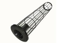 China Round Oval  Filter Cages Dust Collector Accessories Silicon Coating 4 Inch Diameter for sale