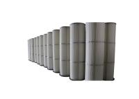 China 5um,0.5um,2um,0.2um Step flange end cap Masterbatch Plastic particles dust filter cartridge for sale