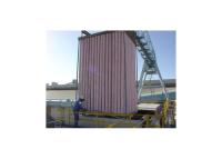 China Cement Factory Pleated Filter Bag  Low Energy Consumption , Filter Bag Cage Seal Ring Collar for sale