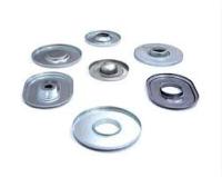 China Silver Color Pu Filter End Caps Carbon Steel 1mm Thick Square Head Code for sale