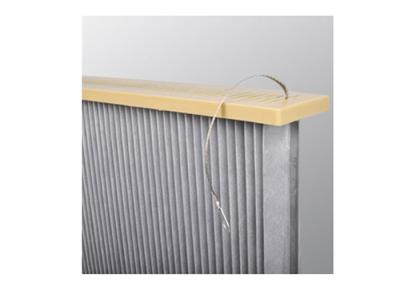 China Uniform Pleat Spacing Flat Cell Filter Durable Abrasion Resist With Smooth Filter Media Surface for sale