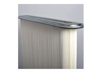 China Uniform Pleat Spacing Flat Cell Filter Durable Abrasion Resist With Smooth Filter Media Surface for sale