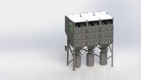 China Modular Downflow Filter Cartridge Dust Collector  Replacement  Torit  Dry Filter Unit, Downflow Dust Collector for sale