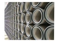 China 5um,0.5um,2um,0.2umCylindrical Type Dust Filter Cartridge , 1μm Porosity Pleated Filter Cartridge for sale