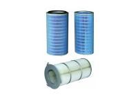 China 5um,0.5um,2um,0.2um Three Lugs Pleated Filter Cartridge Excellent Chemical Tolerance  Molded Top Bottom for sale