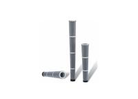 China 5um,0.5um,2um,0.2um Aluminized Coating Cylindrical HEPA Filter 25~55mm Pleat Width for sale