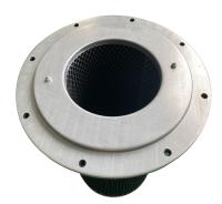 China 5um,0.5um,0.2um,2um，Carbon Steel Custom Flange Dust Collection Cartridges Strips On Both Sides for sale