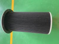 China 5um 0.5um ，324*660，Dust Filter Cartridge,Flange Type，Black 100% Polyester for sale