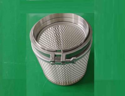 China 0.5 Clamp Quick Connect Cellulose Dust Filter Cartridge for sale