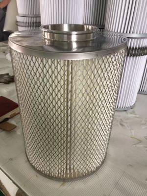 China 18m2 Ptfe Pet Dust Extractor Pleated Filter Cartridges Size Custom for sale