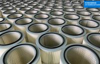 China Pet 352*660 Intranet Galvanized Mesh Filter Cartridge Dust Collector for sale