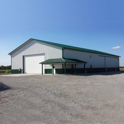 China High Strength Steel Prefab Farm Shed Building Prefab Metal Warehouse Building Anti Rust for sale