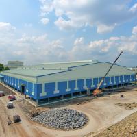 China Free Design Prefabricated Steel Factory Industrial Warehouse Buildings Earthquake Resistant for sale