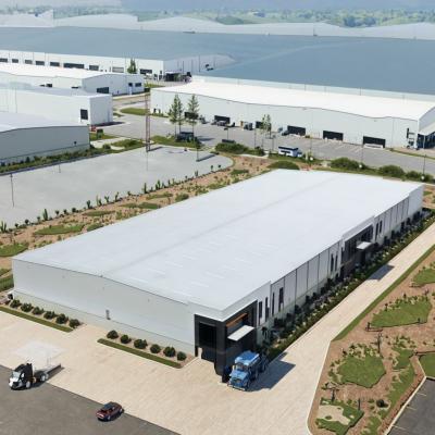 China High Strength Metal Structure Warehouse Prefab Industrial Steel Building Wind Resistant for sale