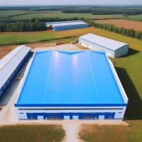 China Large Span Steel Structure Workshop Warehouse High Strength Industrial Park Buildings for sale