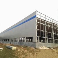 China Quick Assembly Prefabricated Workshop Steel Structure Warehouse Wind Resistant for sale