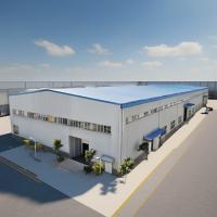 China Large Span Steel Structure Workshop Warehouse High Strength Industrial Park Buildings for sale