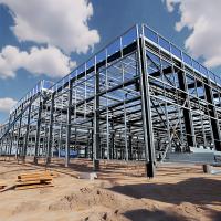 China Large Span Steel Structure Workshop Warehouse High Strength Industrial Park Buildings for sale