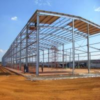 China Anti Earthquake Prefabricated Steel Structure Wind Resistant Steel Frame Prefab Building for sale