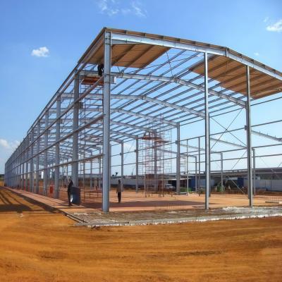 China Anti Earthquake Prefabricated Steel Structure Wind Resistant Steel Frame Prefab Building for sale