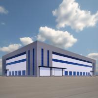 China Easy Install Steel Warehouse Building Steel Structure Industrial Building For Food Factory for sale