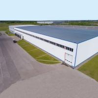 China Easy Install Steel Warehouse Building Steel Structure Industrial Building For Food Factory for sale