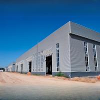 China Heavy Duty Workshop Steel Structure Modern Industrial Workshop Shed Hurricane Resistant for sale