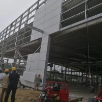 China Light Weight Q355 Steel Frame Workshop Buildings Prefabricated Industrial Storage Building for sale