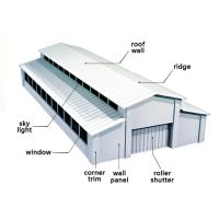 China Quick Assembly Steel Frame Workshop For Industrial Buildings Weather Resistant for sale