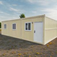 China 2 Story Knock Down Flat Pack Container House 20ft 40 Ft For Cafe Shop / Hospital for sale