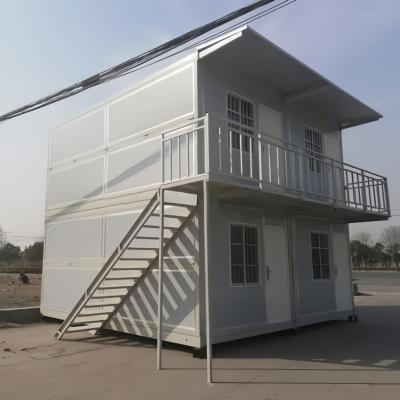 China Eco Friendly Folding Prefab Houses Container High Strength Steel Fold Up Container House for sale