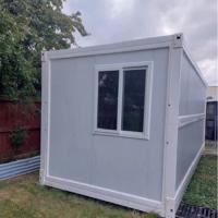 China 20 Foot Office Folding House Expandable Folding Container House Luxury Design for sale